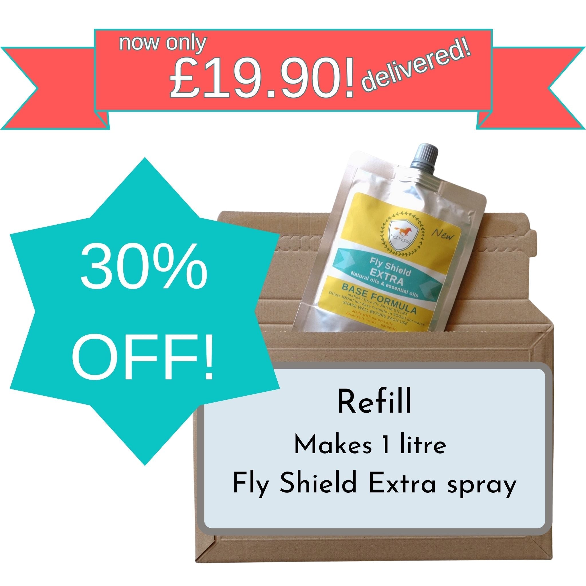 Hot Horse Fly Shield EXTRA - Spray REFILL – NeddyCare